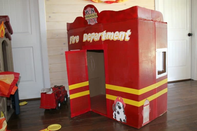 DIY Fire Station with Printables | Brilliant Little Ideas