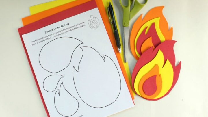 Printable Flame Designs How To Make Fire Flames With Printable