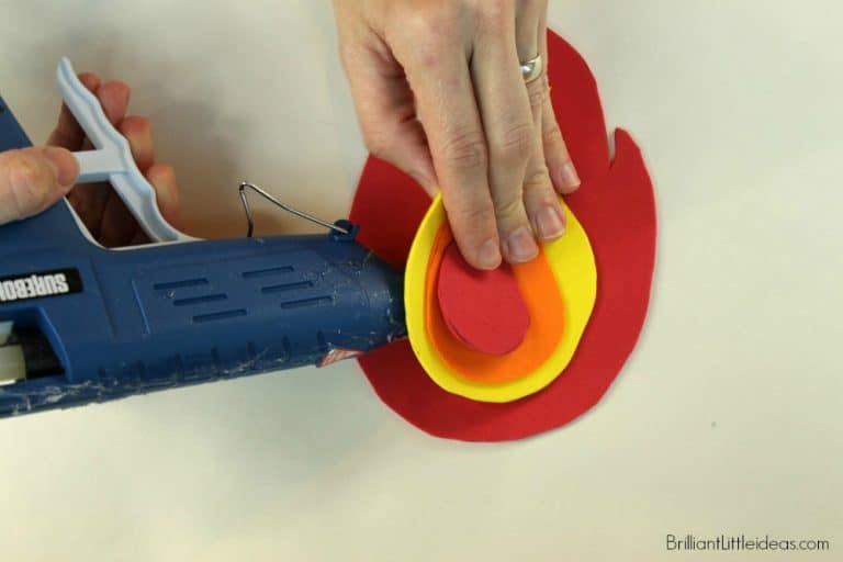 How to Make Fire Flames with Printable Template | Brilliant Little Ideas