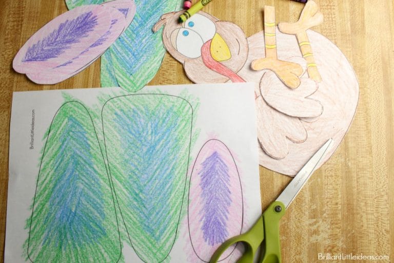 Giant Thanksgiving Turkey Printable | Brilliant Little Ideas