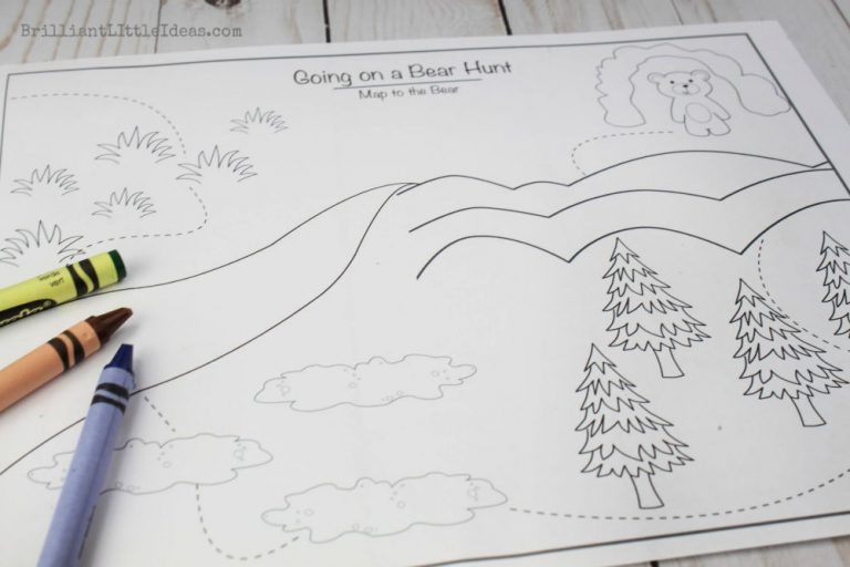 Going on a Bear Hunt Printable Map | Brilliant Little Ideas
