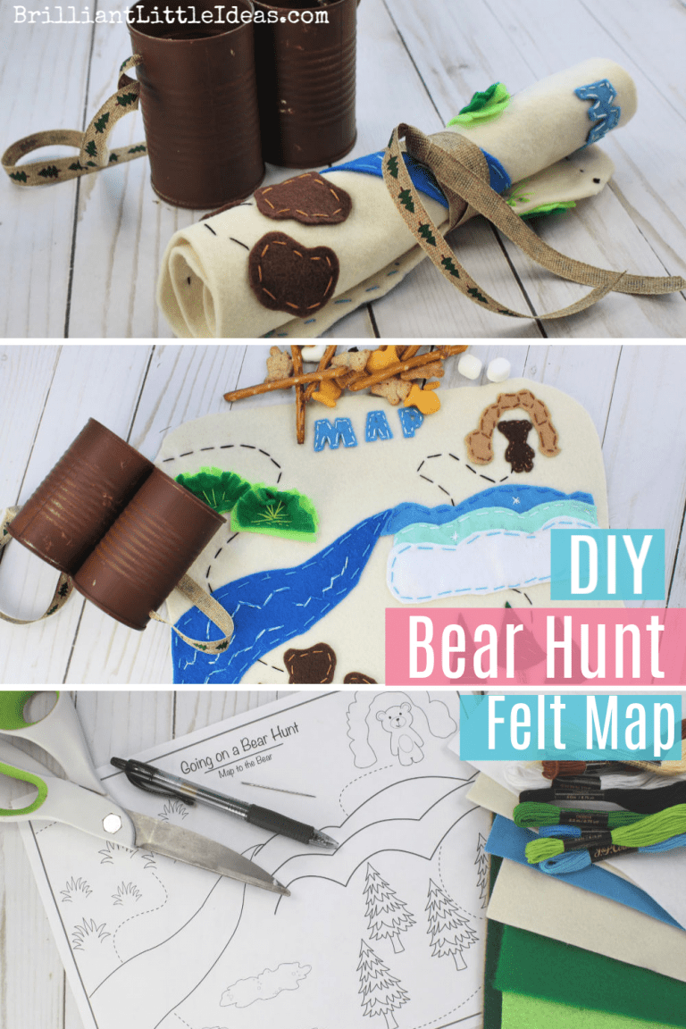 Going on a Bear Hunt DIY Felt Map with Printable | Brilliant Little Ideas