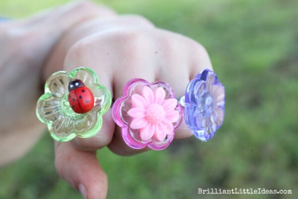 DIY Spring Rings for Kids -Easy Way to Make Rings | Brilliant Little Ideas