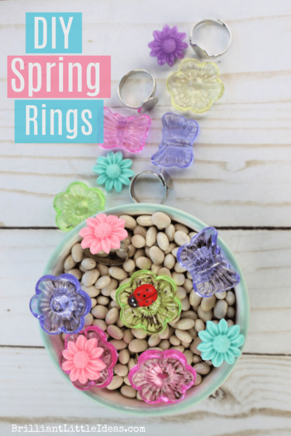 DIY Spring Rings for Kids -Easy Way to Make Rings | Brilliant Little Ideas