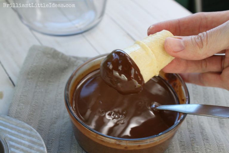 Homemade Magic Shell Chocolate Recipe -Hard Shell Ice Cream | Brilliant ...