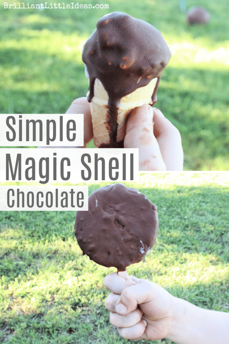 Homemade Magic Shell Chocolate Recipe -Hard Shell Ice Cream | Brilliant ...