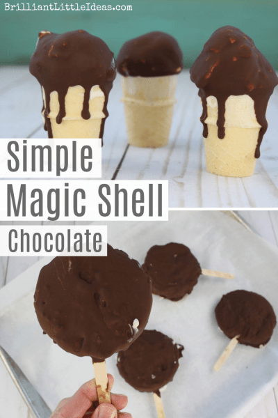 Homemade Magic Shell Chocolate Recipe -Hard Shell Ice Cream | Brilliant ...