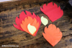 How to Make Tissue Paper Fire Flames with Printable Template ...