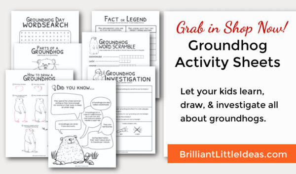 Groundhog Day Hat Printable Craft for Kids | Brilliant Little Ideas