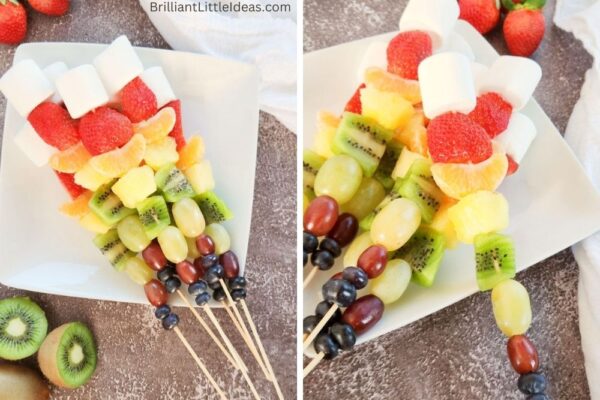 Easy and Healthy Rainbow Fruit Kabobs for Kids | Brilliant Little Ideas